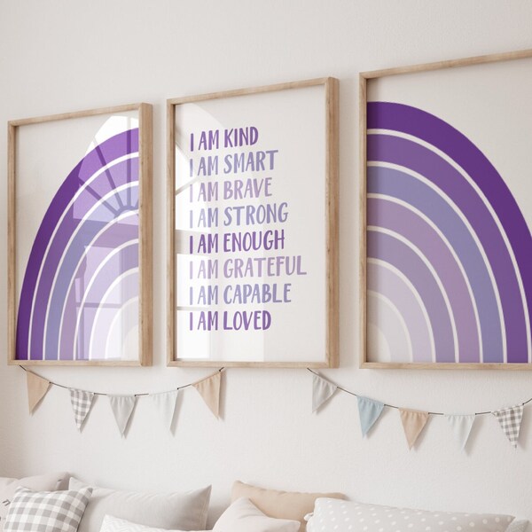 Purple Wall Art - Etsy
