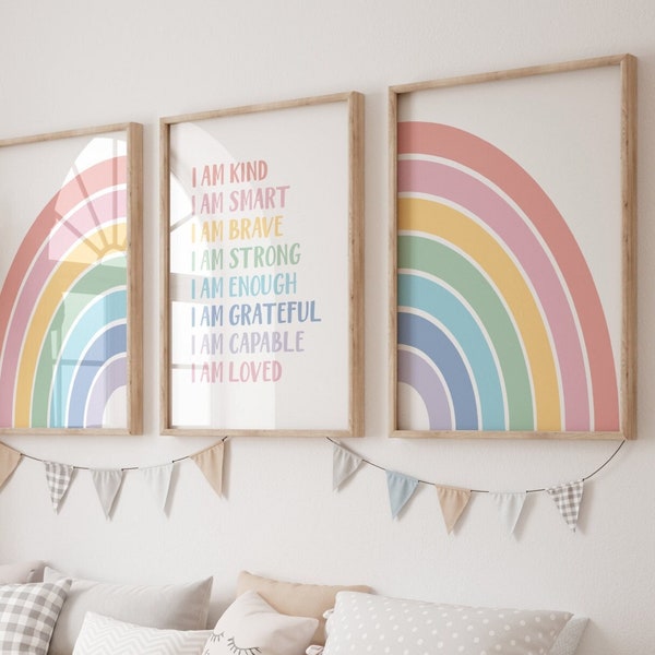 Pastel Rainbow Decor - Etsy