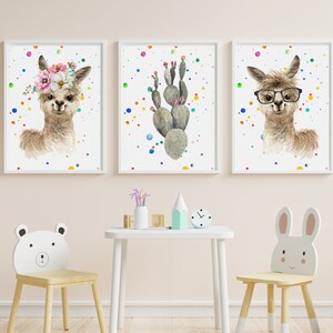 Llama Nursery Print Llama Print Llama Decor Llama Wall Art Nursery ...