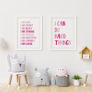Affirmations Playroom Decor, Affirmations Poster for Kids, Affirmations ...