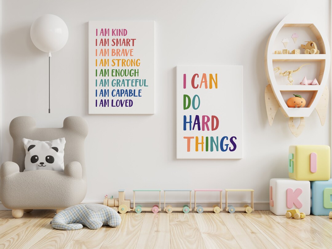 Affirmations for Kids Classroom Posters I Am Affirmations - Etsy