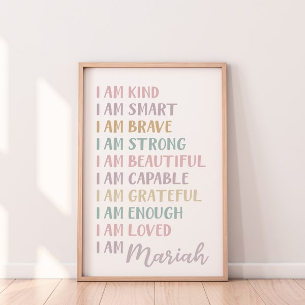 Affirmation Wall Art - Etsy