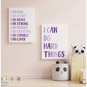 Kids Room Decor Positive Affirmation for Kids Daily Reminders ...