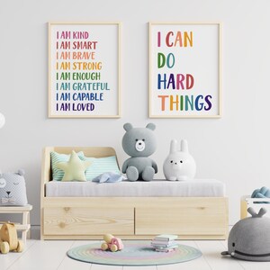 Kids Room Decor Positive Affirmation for Kids Daily Reminders ...