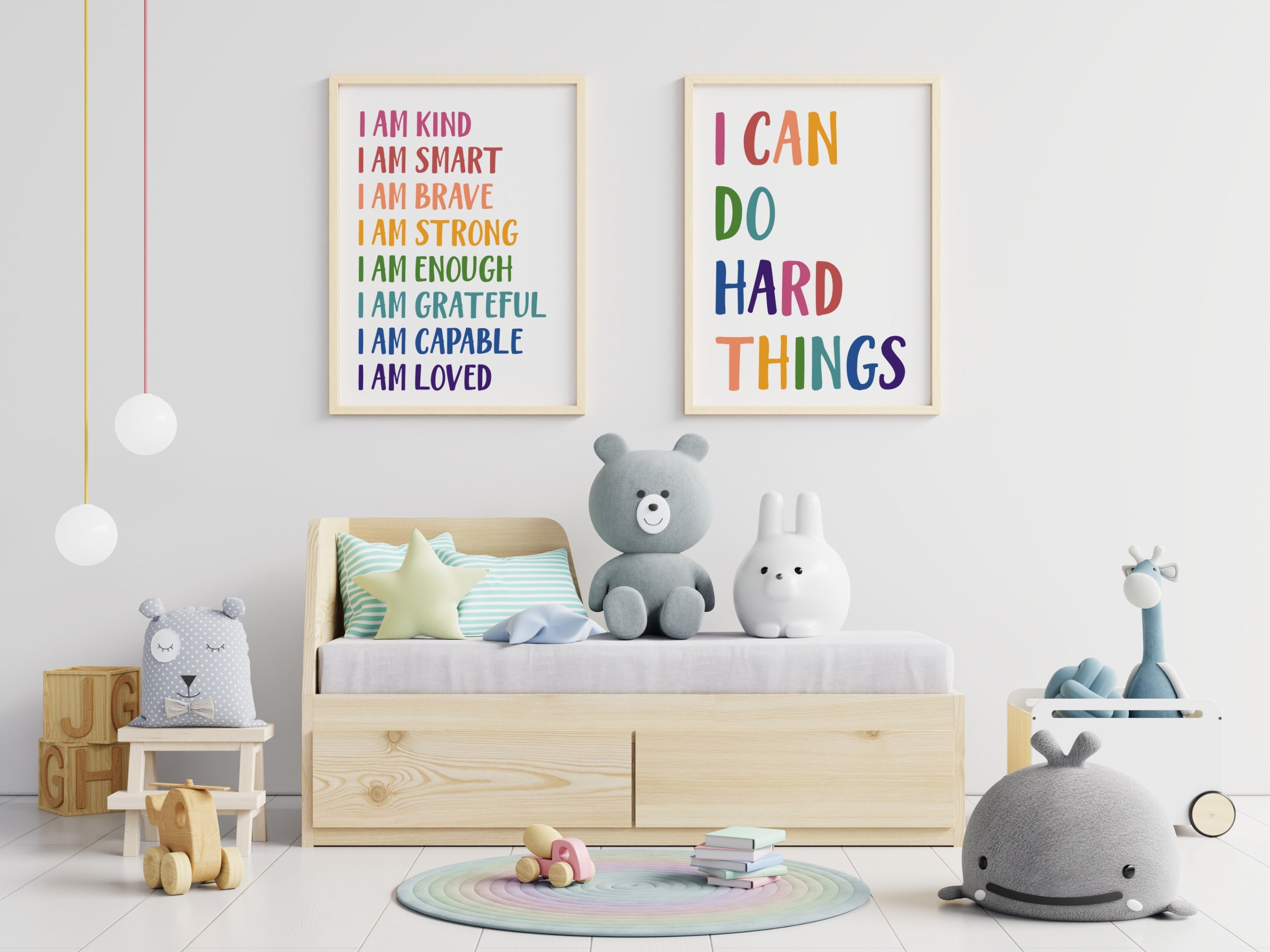 Affirmations Playroom Decor, Affirmations Poster for Kids, Affirmations ...