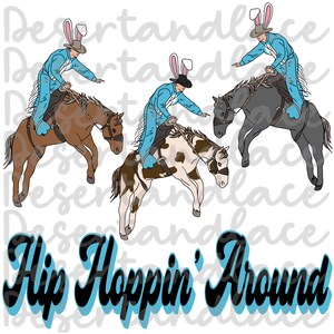 ORIGINAL CREATOR* Hip Hoppin' Around PNG Digital Download | Western Png ...