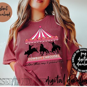 ORIGINAL CREATOR* Cowboy Carousel PNG Digital Download| Western ...