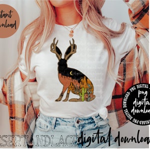 ORIGINAL CREATOR* Jackalope PNG Digital Download| Western | Jack Rabbit ...