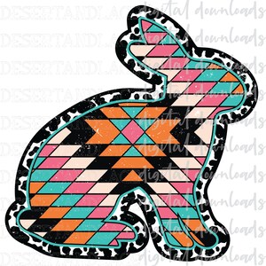 ORIGINAL CREATOR* Aztec Cowhide Rabbit V2 PNG Digital Download ...