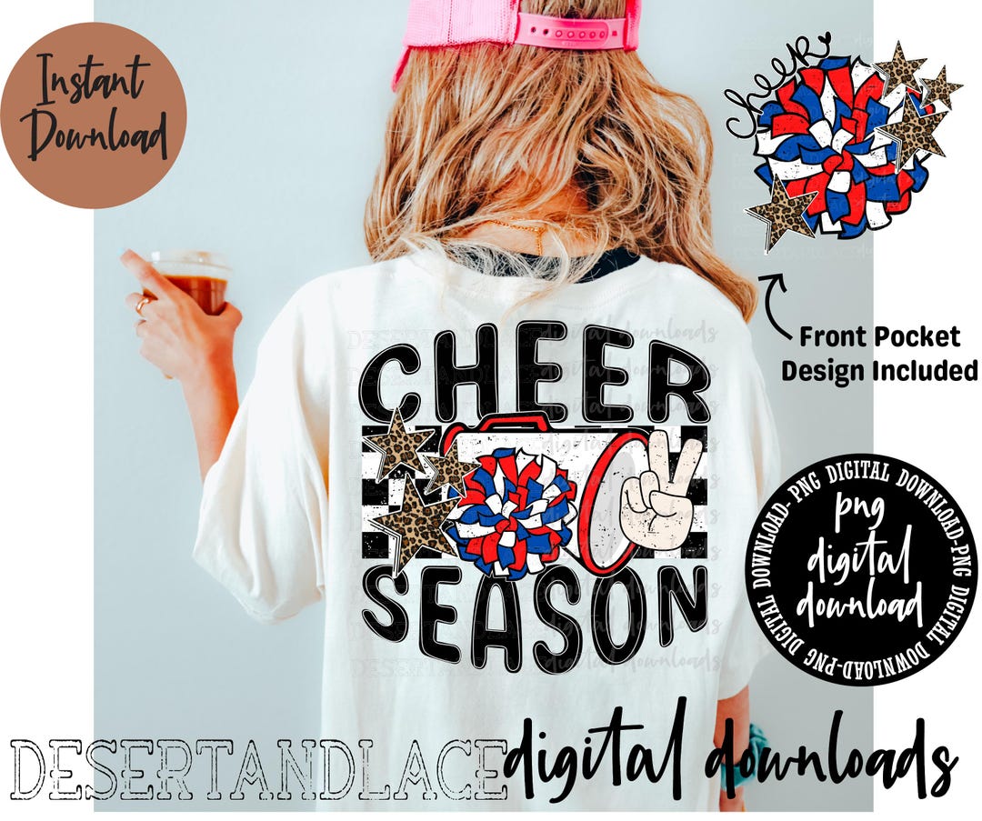 ORIGINAL CREATOR* Cheer Season PNG Digital Download| Cheer Shirt | Game ...