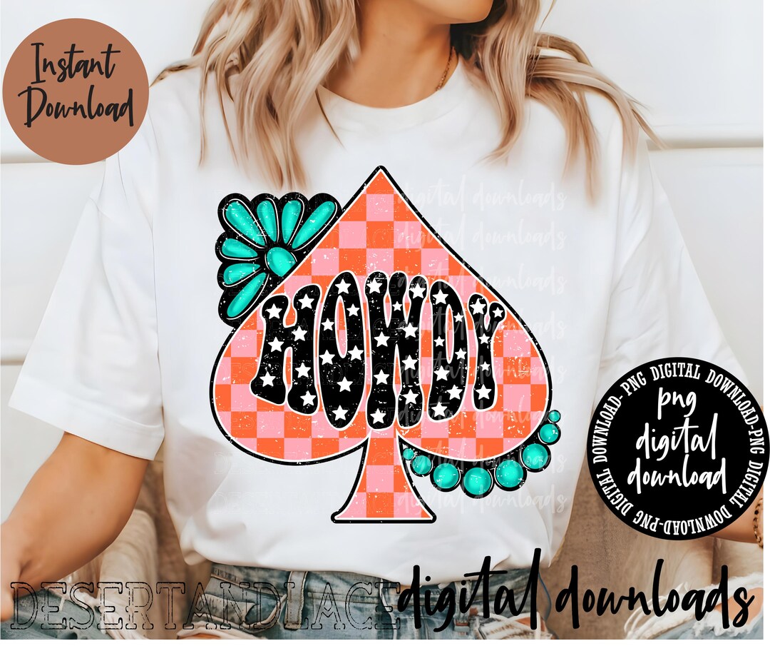 ORIGINAL CREATOR* Howdy Checkered Stars PNG Digital Download| Checkered ...