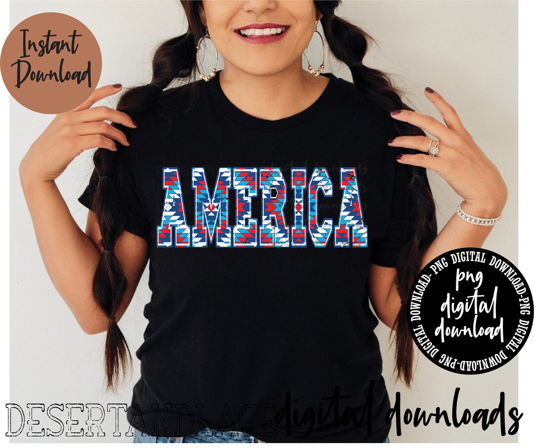 ORIGINAL CREATOR* Distressed Aztec America PNG Digital Download ...