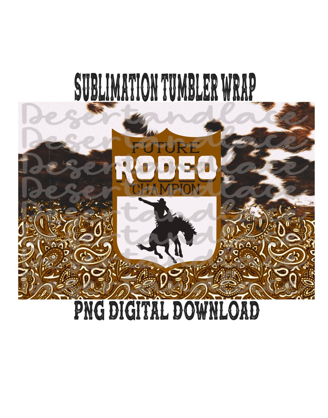Sublimation SIPPY Cup Tumbler Wrap DIGITAL DOWNLOAD.. Future Rodeo ...
