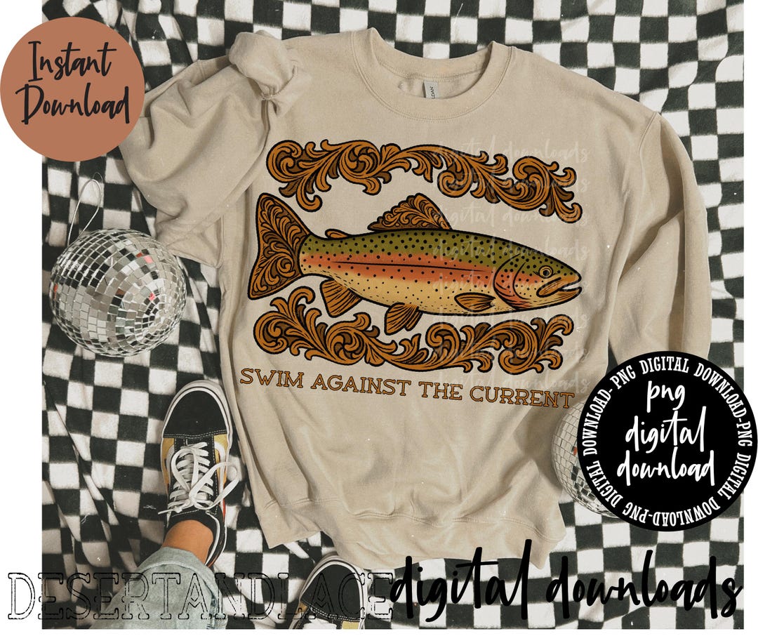 ORIGINAL CREATOR* Swim Against the Current Digital Download | Rebel ...