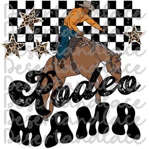 ORIGINAL CREATOR* Rodeo Mama PNG Digital Download (distressed W/ White ...