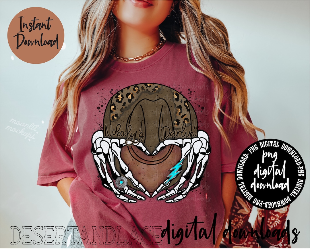 ORIGINAL CREATOR* Nobody's Darlin' PNG Digital Download | Turquoise ...