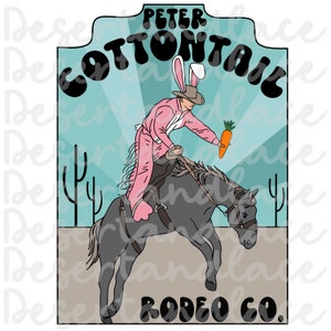 ORIGINAL CREATOR* Peter Cottontail Rodeo Co. PNG Digital Download ...