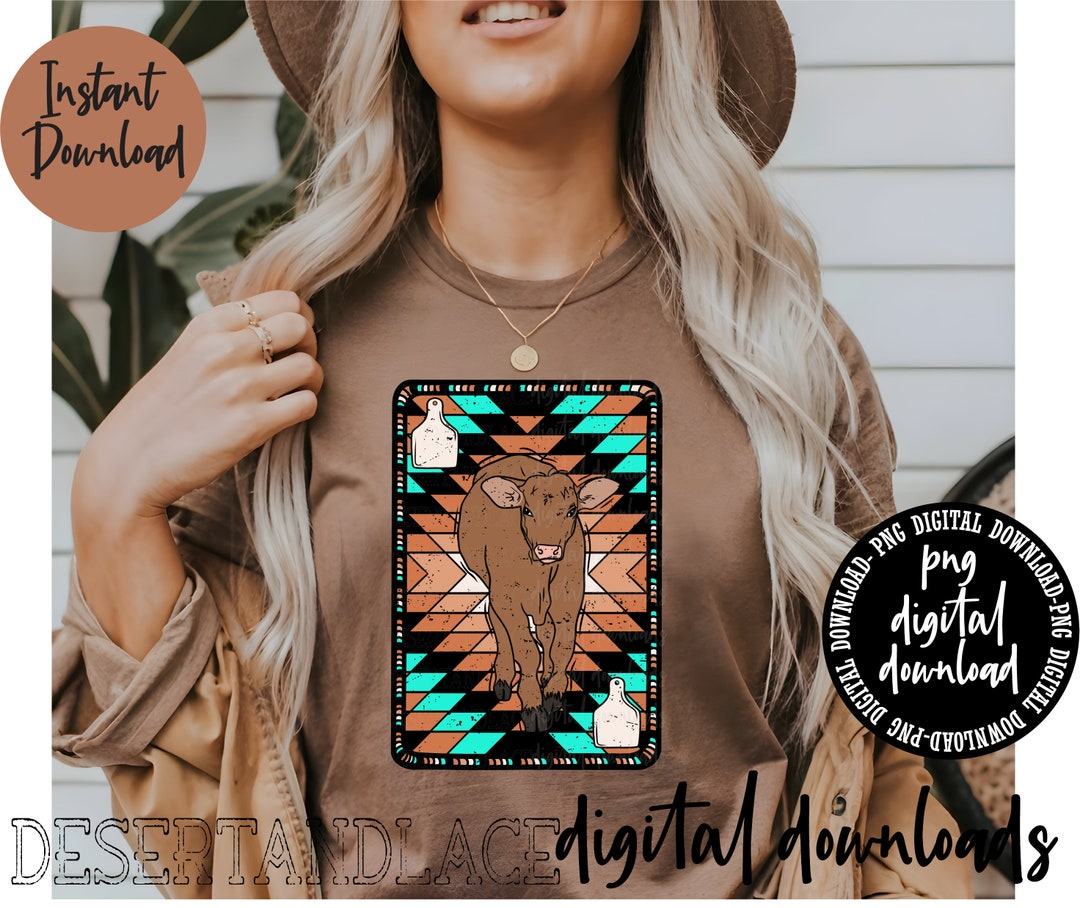 ORIGINAL CREATOR* Aztec Calf PNG Digital Download | Western Calf Png ...