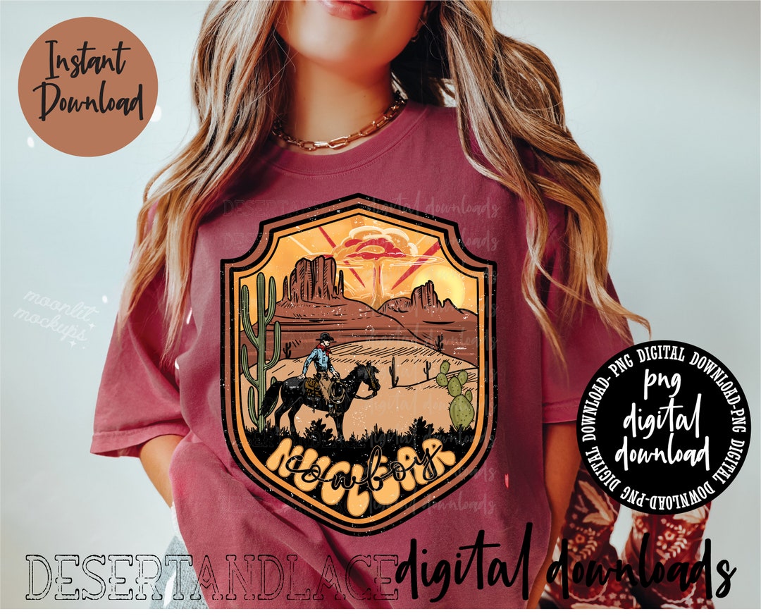 ORIGINAL CREATOR* Nuclear Cowboy PNG Digital Download| Western ...