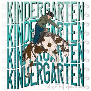 ORIGINAL CREATOR* Kindergarten Cowboy PNG Digital Download| Western ...