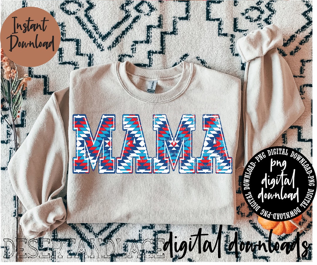 ORIGINAL CREATOR* Distressed Aztec Mama V4 PNG Digital Download ...