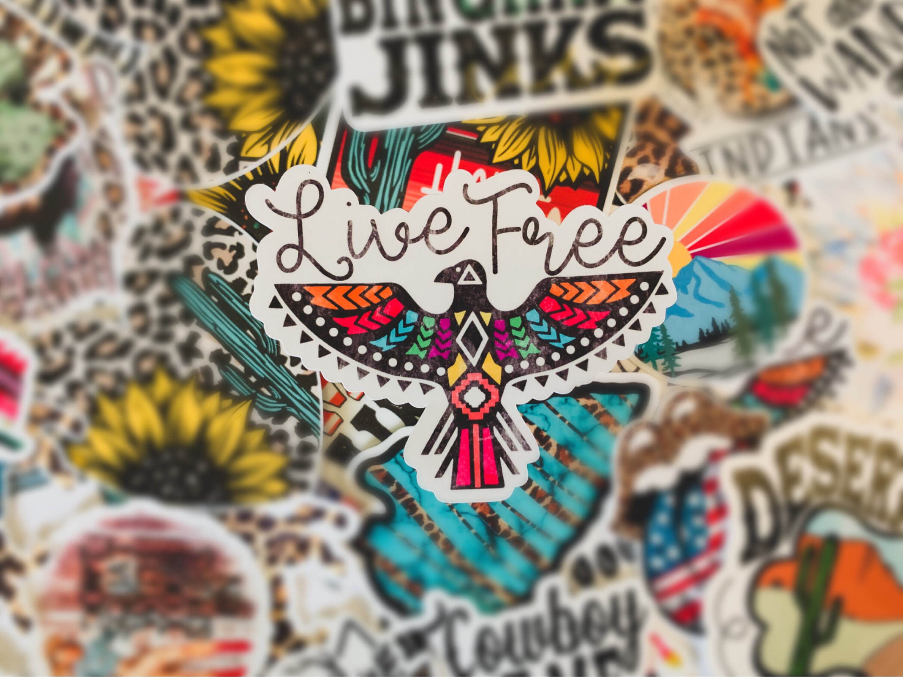 Live free vinyl sticker | Etsy