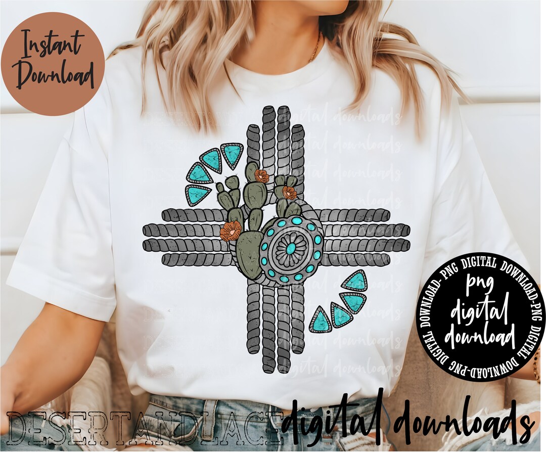 ORIGINAL CREATOR* Turquoise Zia | Western Zia | Rope Zia | Zia Symbol ...