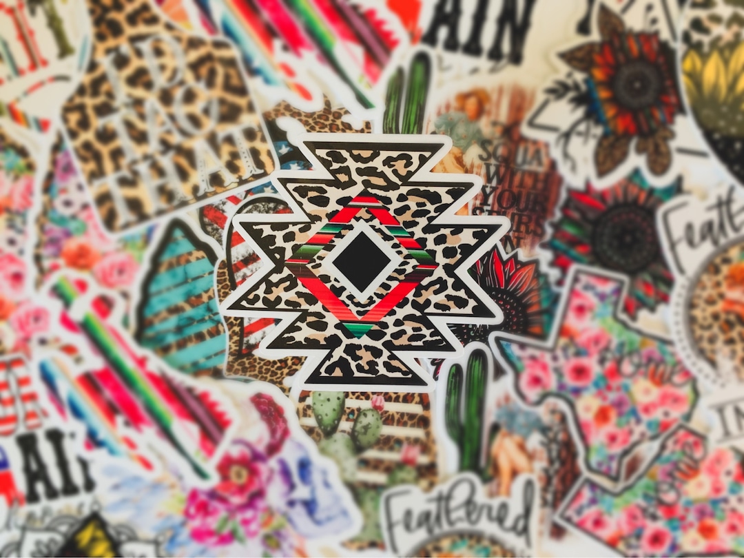 Wild as You Aztec Vinyl Sticker Stickers Western Western Stickers Vinyl ...