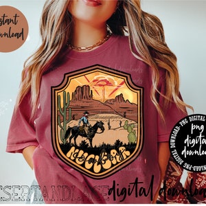 ORIGINAL CREATOR* Nuclear Cowboy PNG Digital Download| Western ...