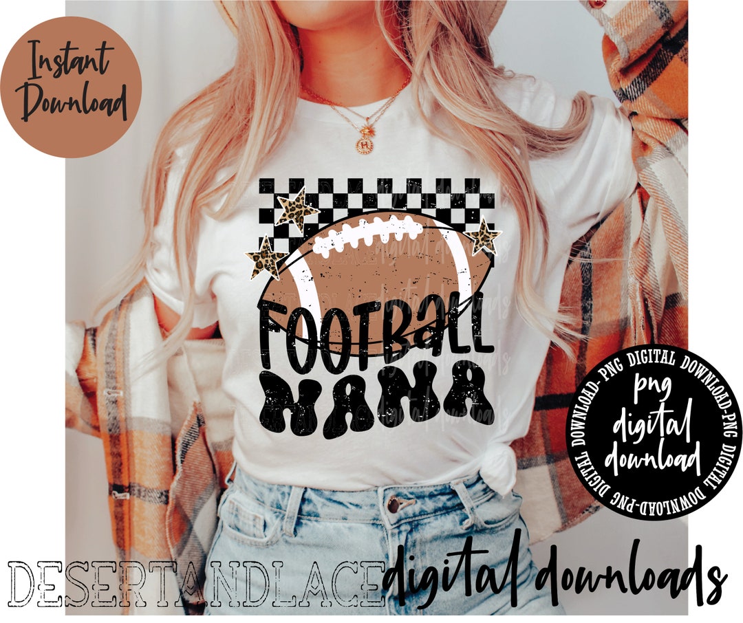 ORIGINAL CREATOR* Football Nana PNG Digital Download (distressed ...