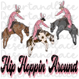 ORIGINAL CREATOR* Hip Hoppin' Around PNG Digital Download | Western Png ...