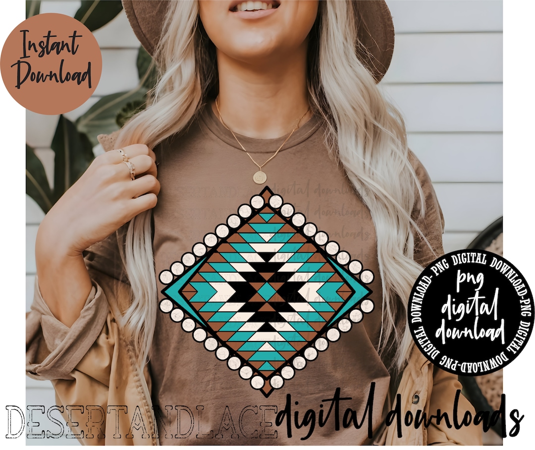 ORIGINAL CREATOR* Aztec Diamond PNG Digital Download | Western ...