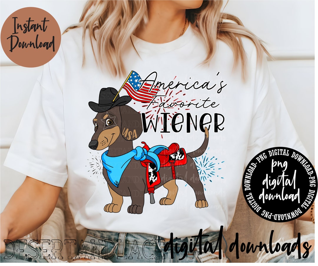 ORIGINAL CREATOR* America’s Favorite Wiener Dog PNG Digital Download ...