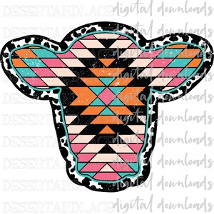 ORIGINAL CREATOR* Aztec Cowhide Cowhead V2 PNG Digital Download ...