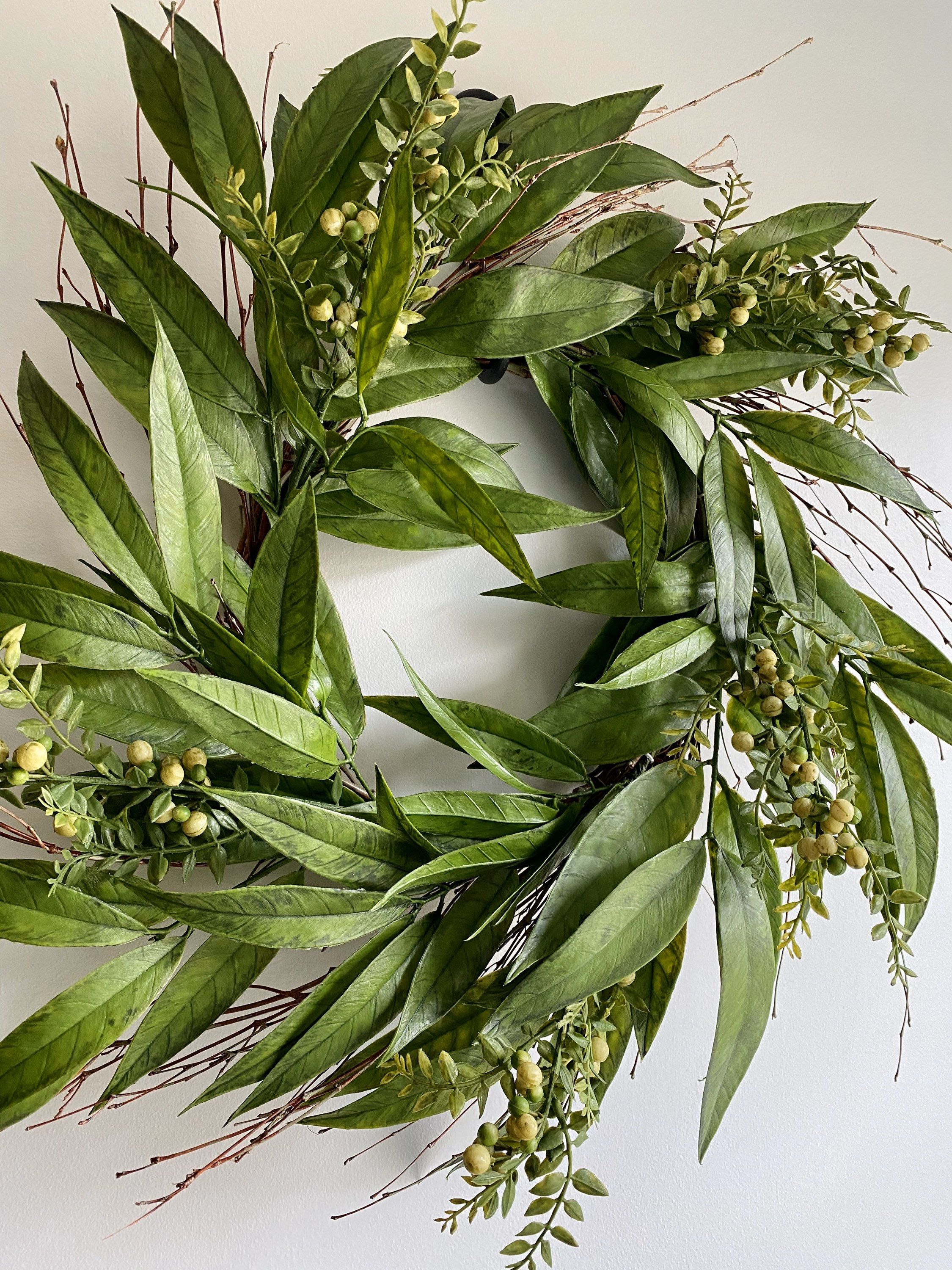 Bay Leaf Wreath Laurel Wreath Front Door Wreath Farmhouse | Etsy