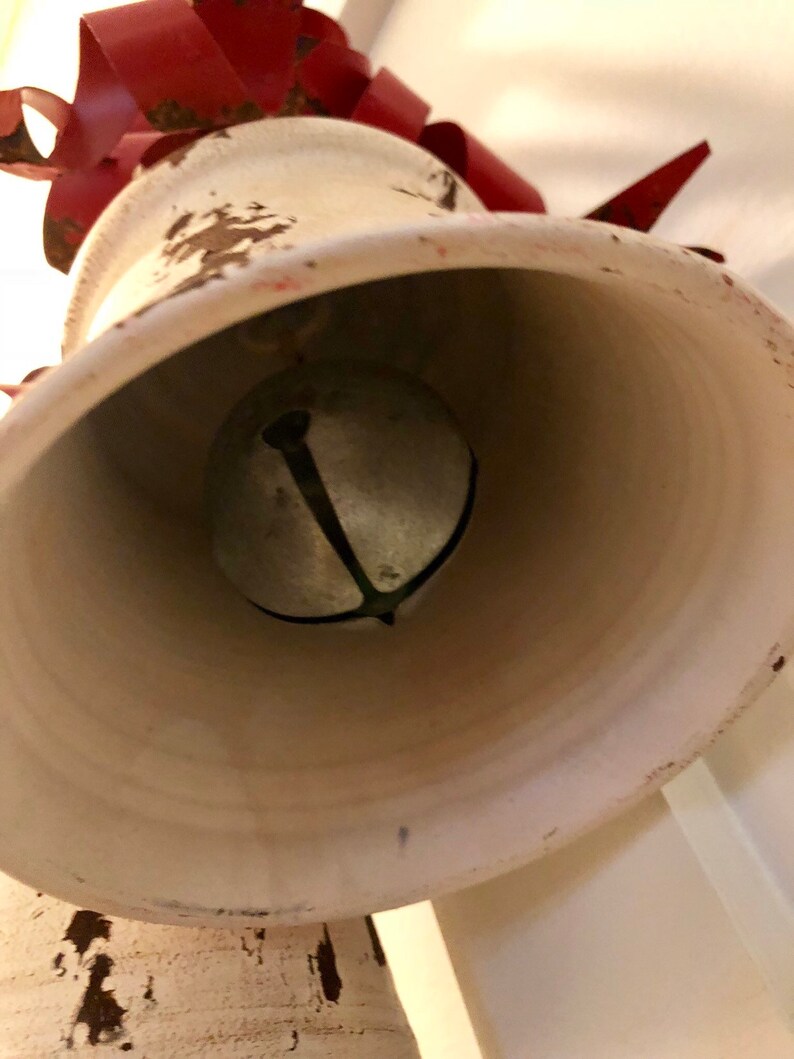 Cream Christmas bells Christmas bells farmhouse Christmas | Etsy