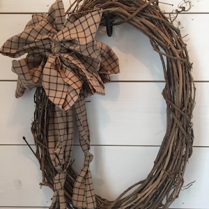 Primitive Wreath, Primitive Decor, Primitive, Door Wreath, Wall Decor ...