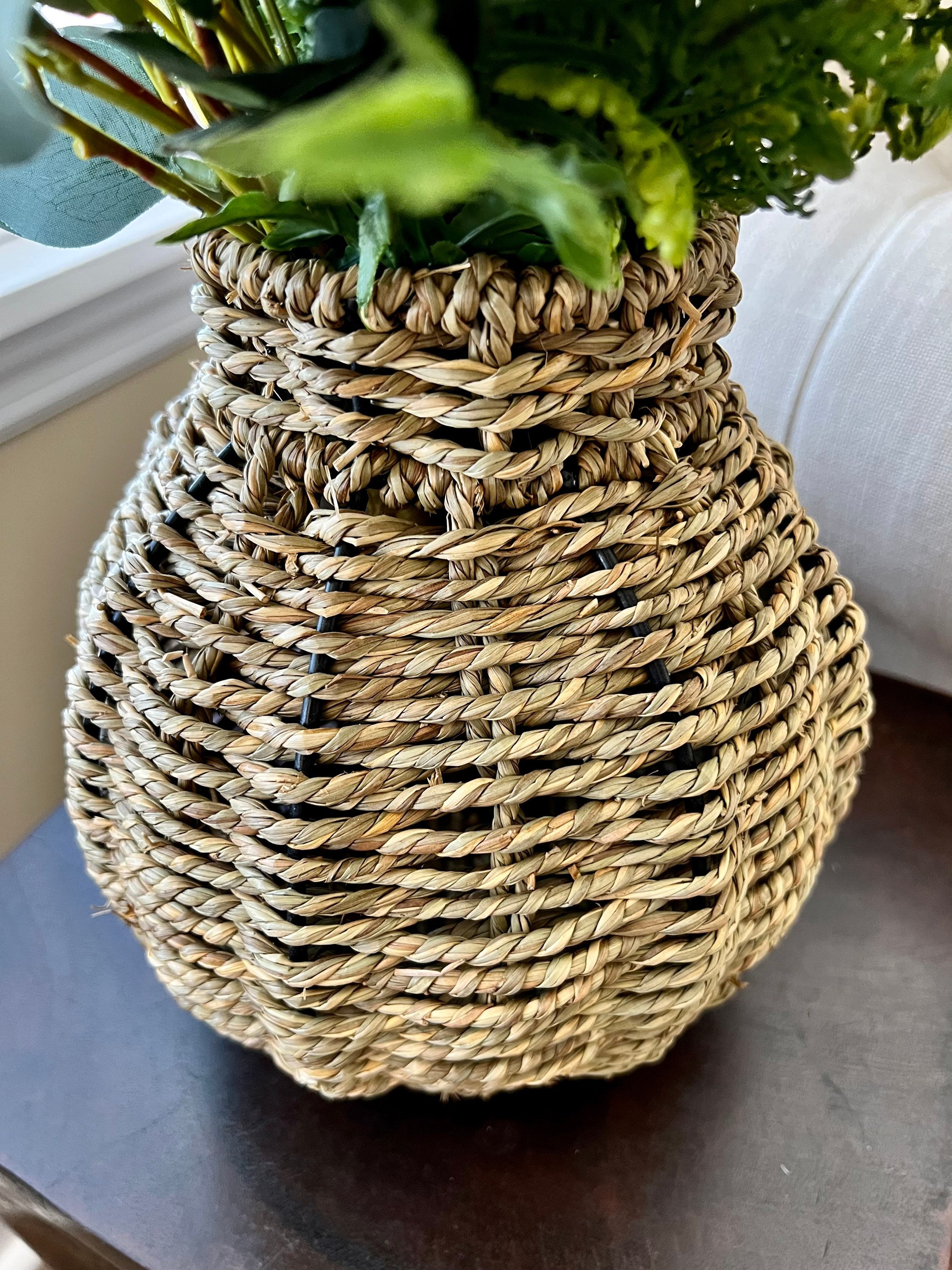 Fern Arrangement Eucalyptus Arrangement Farmhouse Table - Etsy