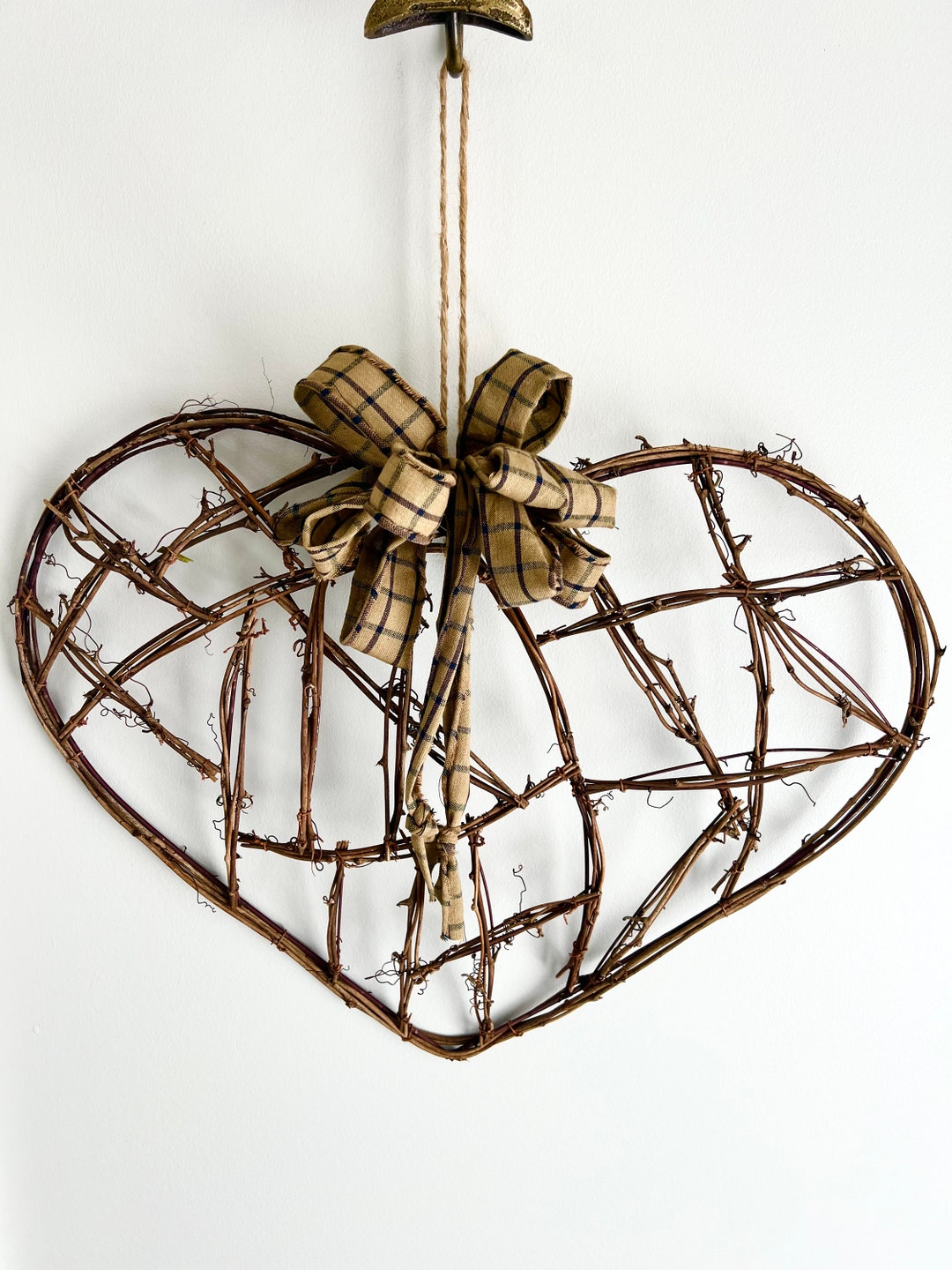 Heart Wreath, Hearts, Valentine Wreath, Wedding Decor, Door Wreath ...