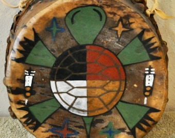 Native American Turtle Drum - Etsy