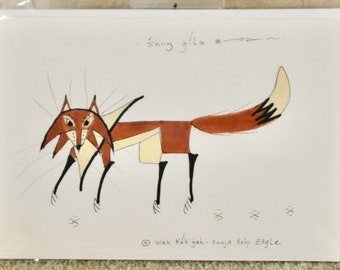 Native American Fox | Etsy