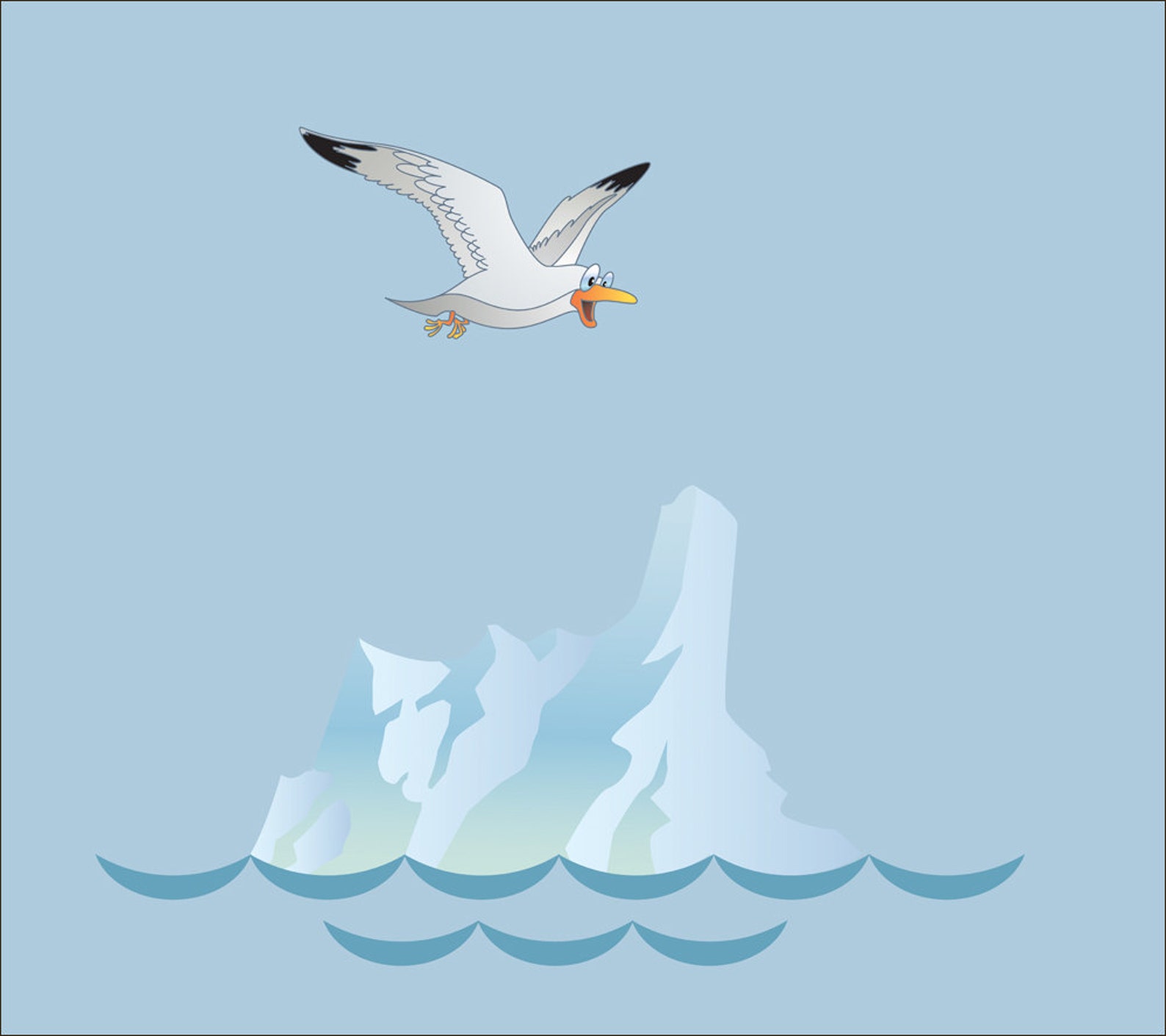 Large Children's Arctic Themed Wall Decal, Large Arctic Wall Sticker ...