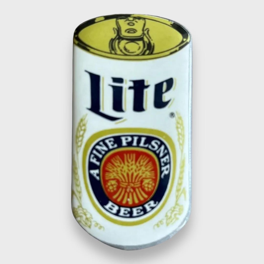 Vintage Miller Lite Beer Can Pin Button - Etsy
