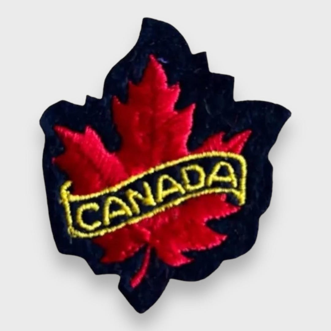 Vintage Canada Maple Leaf Patch - Etsy