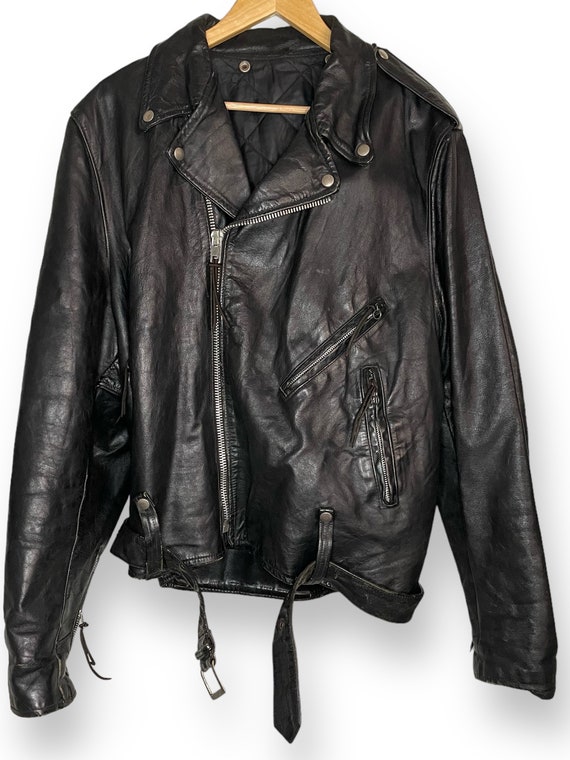 Vintage 70s motorcycle leather - Gem