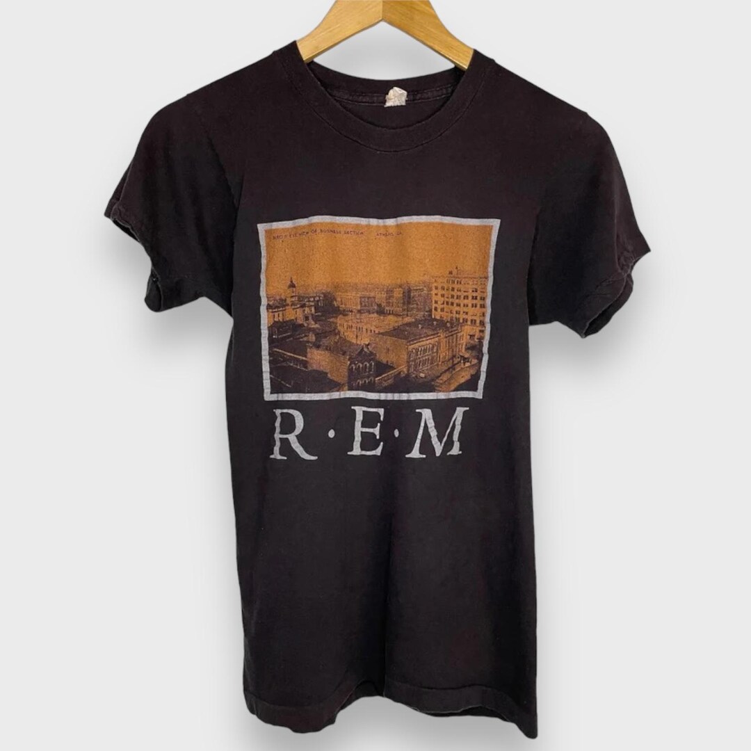 Vintage 1980s REM Athens, Georgia Band T-shirt (S/M) - Etsy