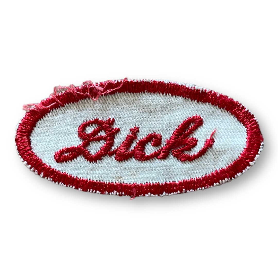 Vintage Patch Name Tag Dick - Etsy
