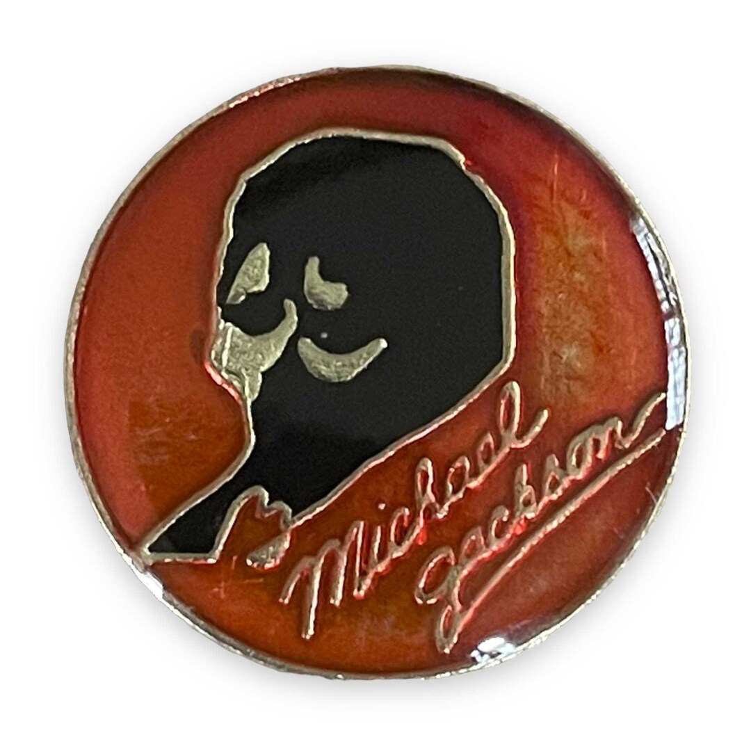 Vintage Michael Jackson Pin - Etsy
