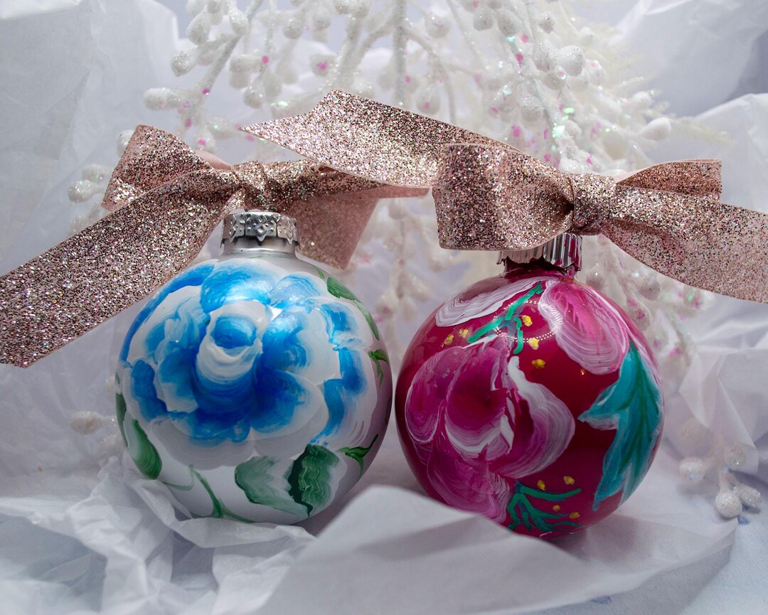 Hand Painted Ornament One of a Kind Original Art, Collectible Gift - Etsy