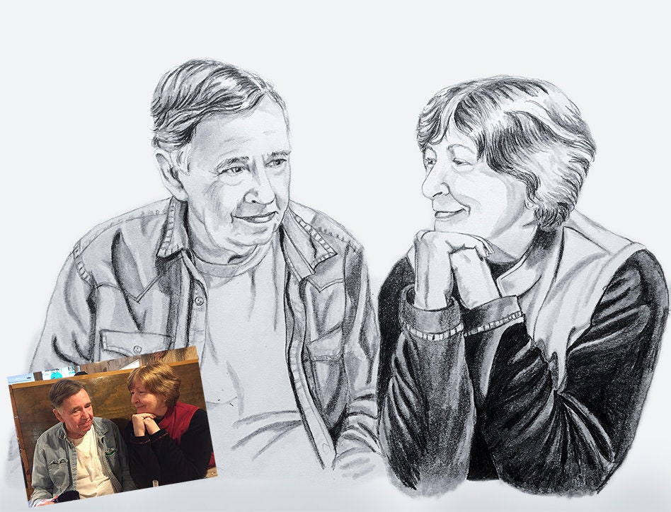 Personalized Anniversary Gift Portrait From Photo Wedding | Etsy